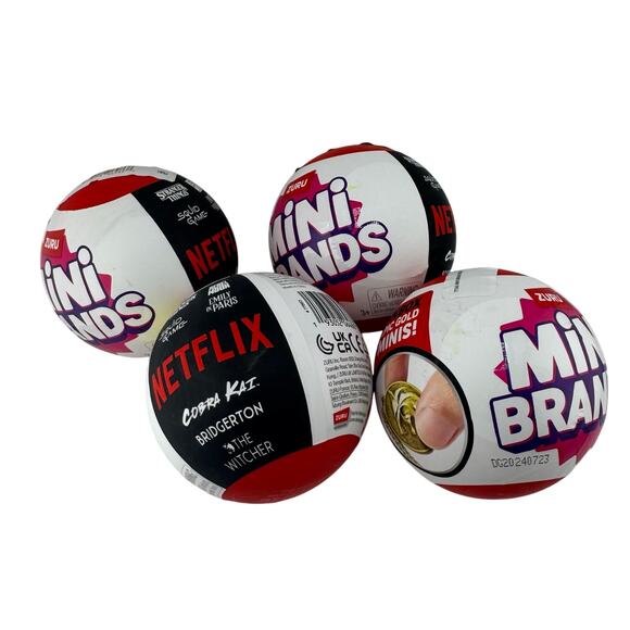 Zuru | Toys | Zuru Mini Brands Netflix Bundle Lot Of 4 Mystery Surprise ...